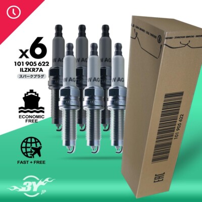 6PC Spark Plugs 101905622 For Audi Q7 VW CC Passat 3.6L V6 1961 Laser ...