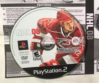 NHL 08 PS2 Sony PlayStation 2 . w/ SOME PS3 . Game disc ONLY ...