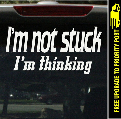 4x4 4wd funny OFF ROAD sticker not stuck 200mm decal | eBay Australia
