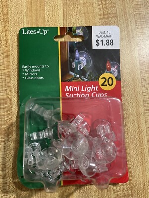 VTG 2003 Lites Up MINI LIGHT CLIPS With Suction Cup Mount Pack Of 20 | eBay