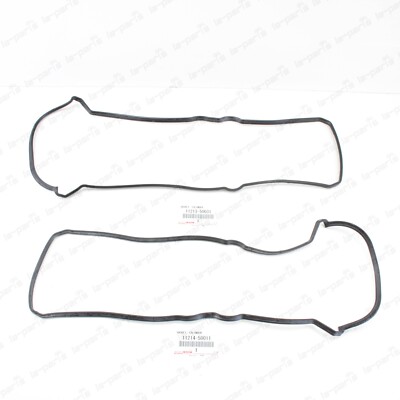 New Genuine Toyota Lexus Valve Cover Gasket Set 11213-50031 & 11214 ...
