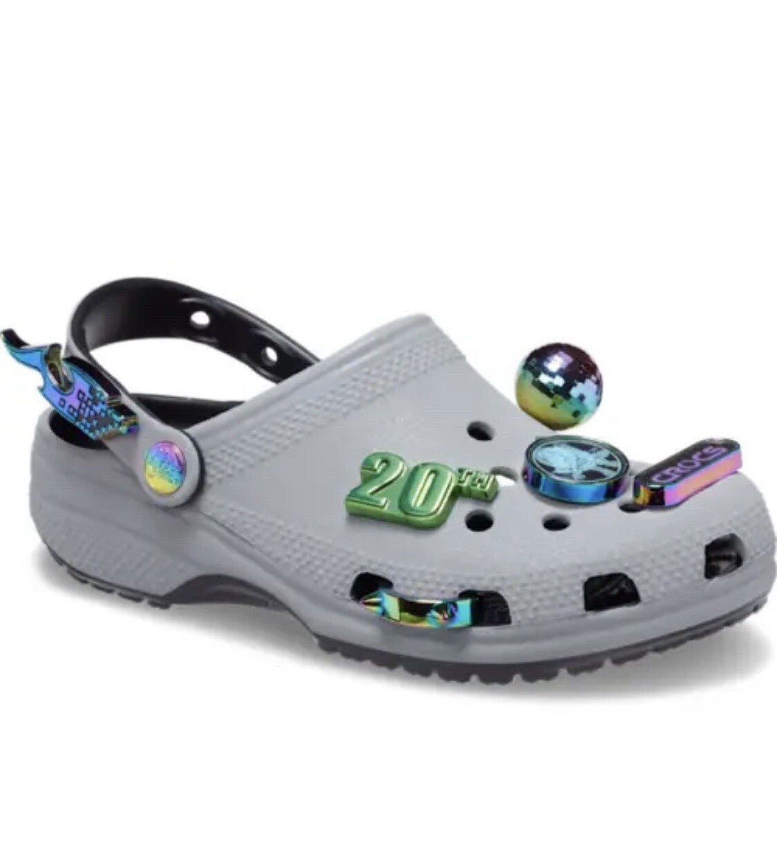 CROCS X CROC DAY CROCTOBER 2022 Grey M11 with Jibbitz SOLD OUT! Ships ...