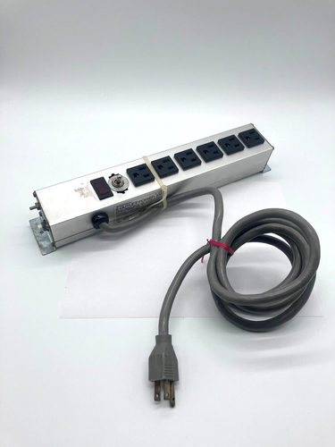 Vintage Archer 6-Outlet Power Strip Circuit Breaker 6’Cord w/ Mounting ...