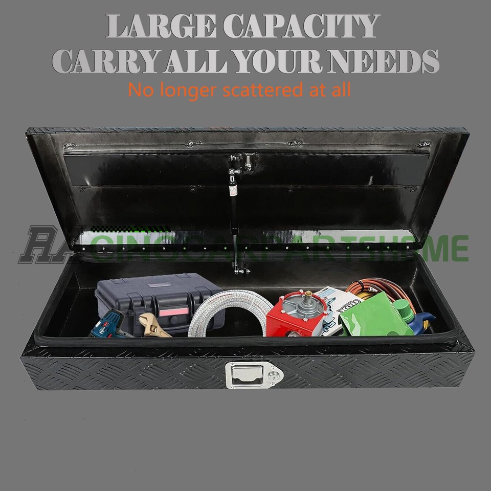 35"×13"×6.4" Aluminum Truck Tool Box Car Trailer Pickup Underbody ...