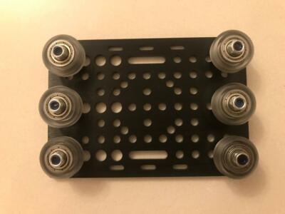 Gantry Plate Anodised V-Slot Open builds Set 6 Solid Wheel Gantry ...