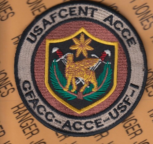 USAF Air Force Central Command ACCE CFACC USF-1 3.75 patch m/e | eBay
