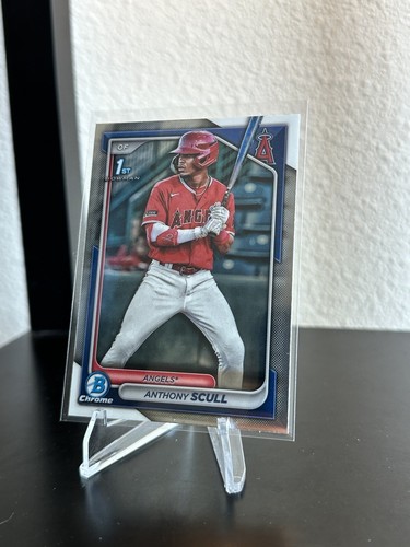 2024 Bowman Chrome Prospects #BCP-107 Anthony Scull 1st Los Angeles ...