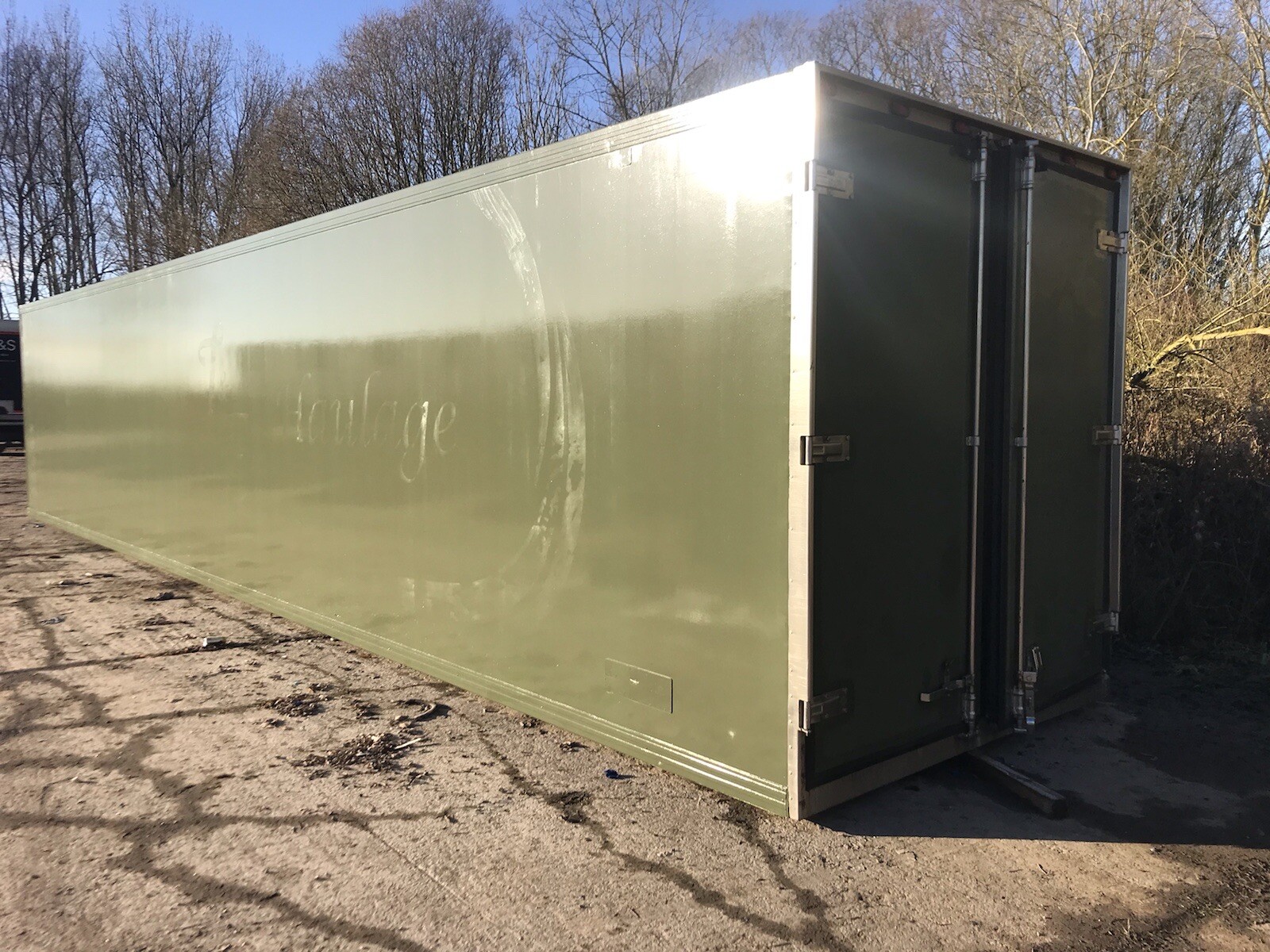 Insulated shipping container 40/45ft box body storage fridge freezer ...