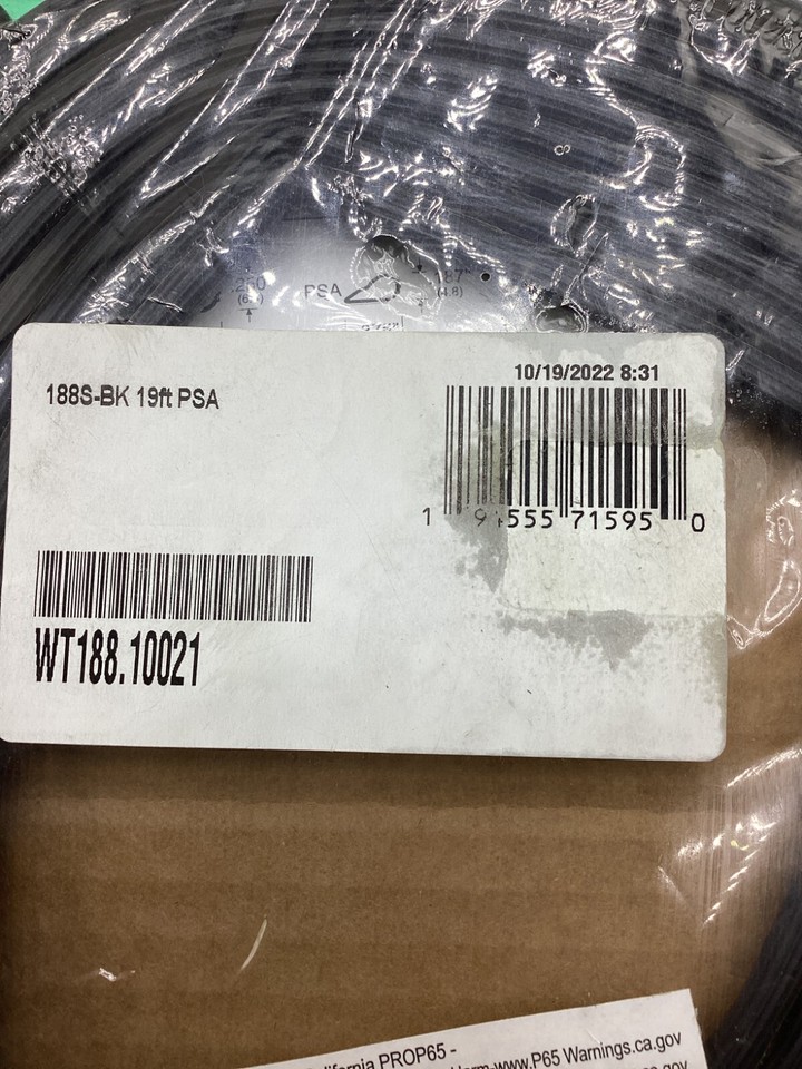 Zero International 188S-BK 19 FT PSA Self Adhesive Weatherstripping ...