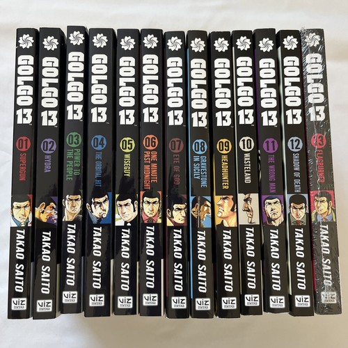 Golgo 13 Complete Set Viz Vol. 1-13 Manga In English | eBay