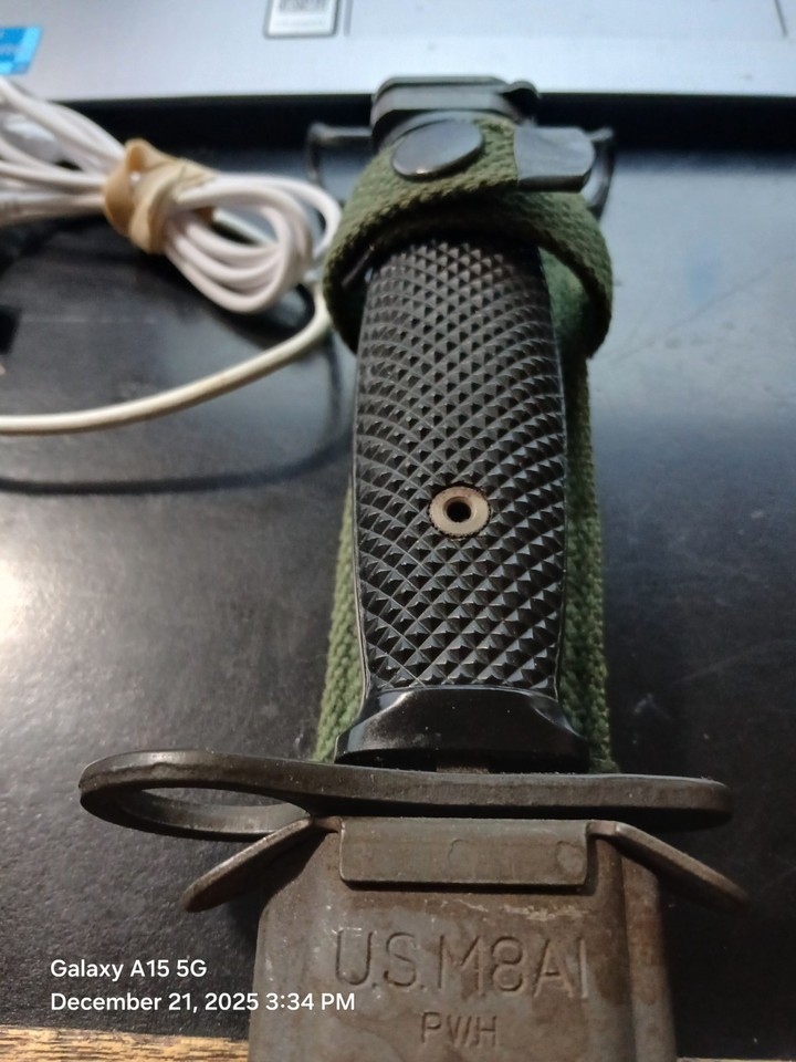 Vietnam Era M7 Bayonet BOC W/M8A1 Scabbard EXCELLENT! | eBay