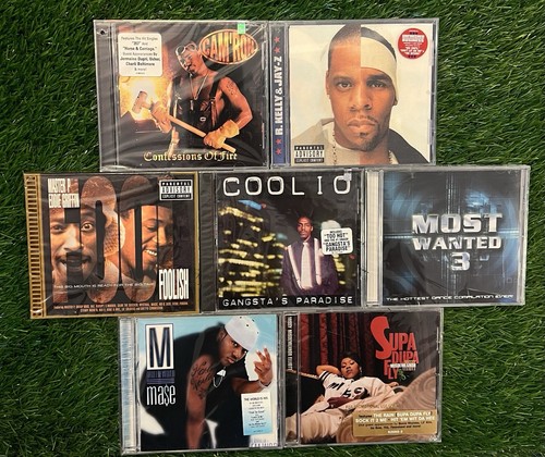 Lot Of 7 90's 2000's Hip Hop Rap CD's Factory Sealed Coolio Jay Z ...