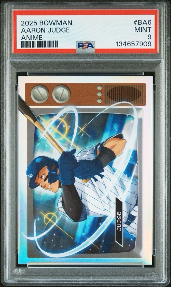 Vary Rare 2025 Bowman - Anime Aaron Judge #BA-6 SSP PSA 9 | eBay