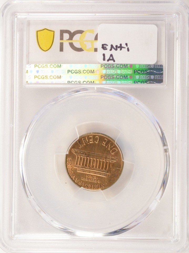 1974-D 1c Lincoln Cent Cud Major Die Break Obverse PCGS MS65 RB | eBay
