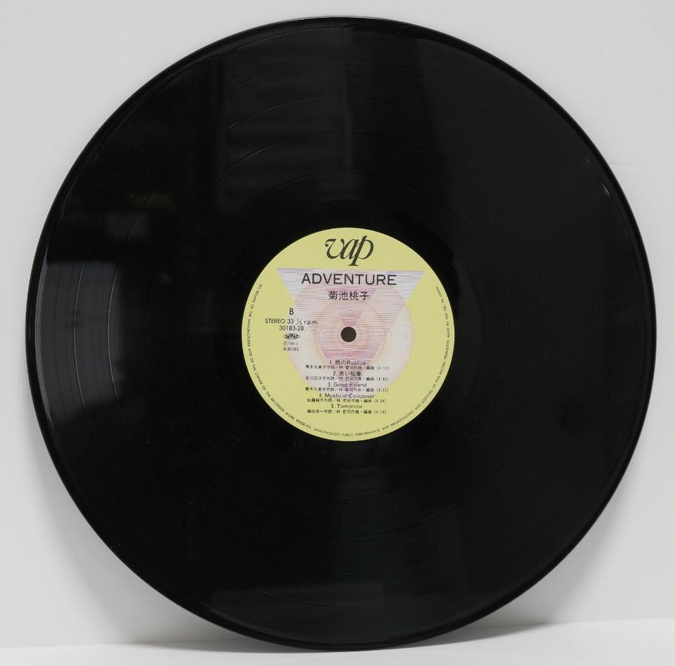 Momoko Kikuchi Adventure LP Vinyl Record Japan City Idol Rare 1986 | eBay