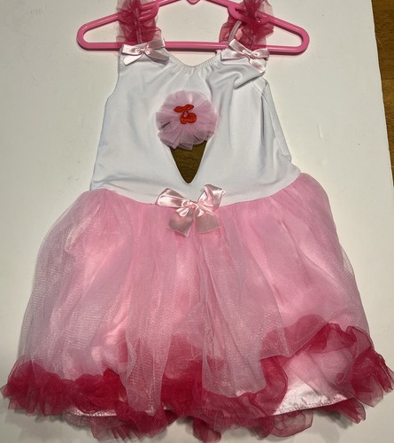 Princess Dress Up Toddler 2-4, Pink/White. Ice Cream Cone Design #B1D3 ...
