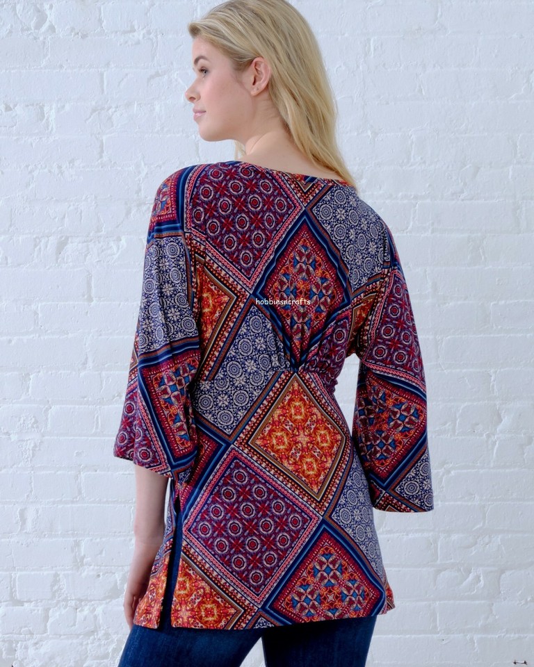 NEW LOOK 6638 MISSES' KNIT TOPS Sewing Pattern 3 Designs Sizes XS - XL ...