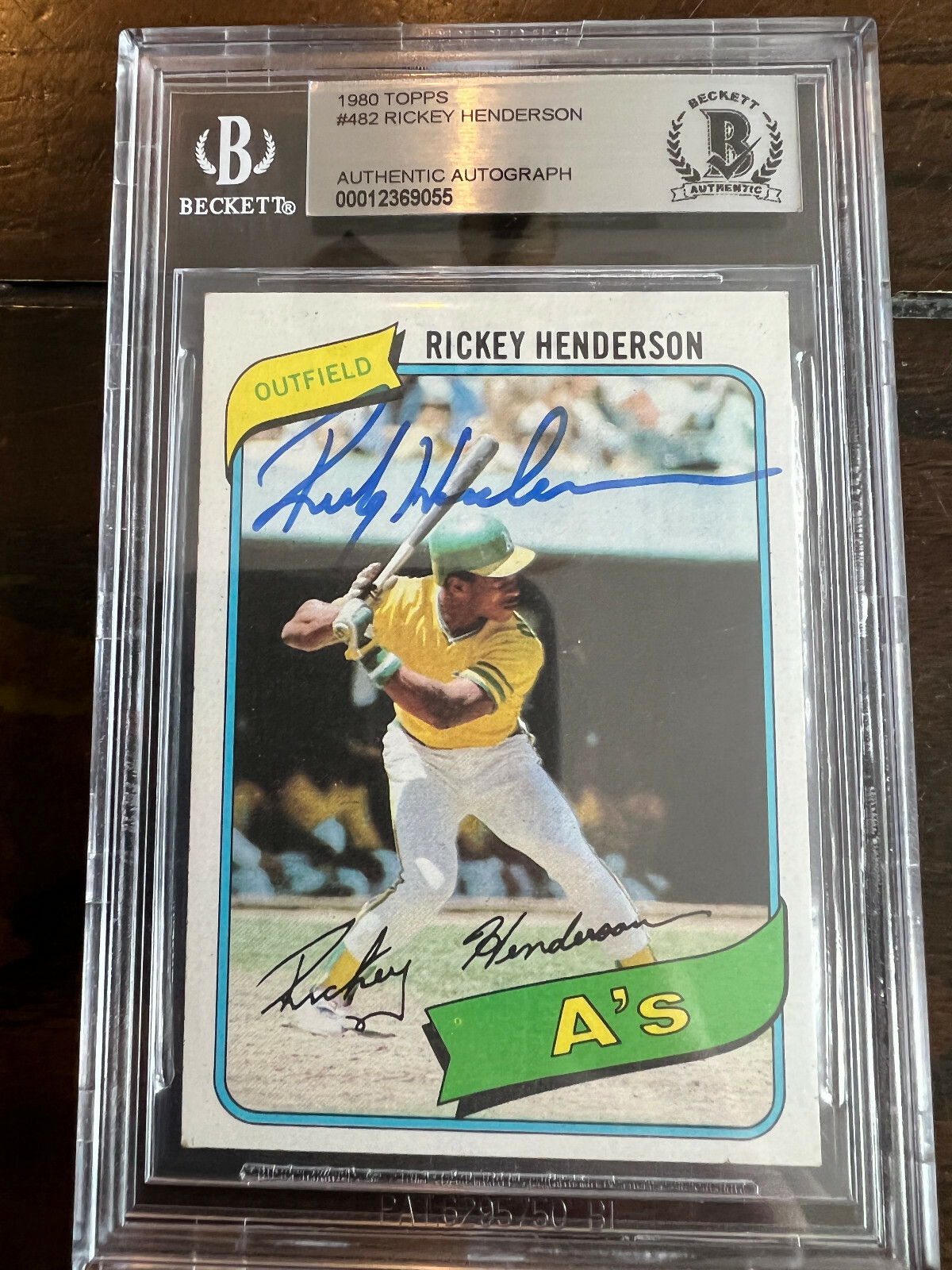 Rickey Henderson Autographed Memorabilia | Signed Photo, Jersey ...