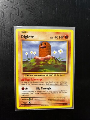 DIGLETT 2016 Pokemon Trading Game Card. Great condition. Lv 8. Basic | eBay