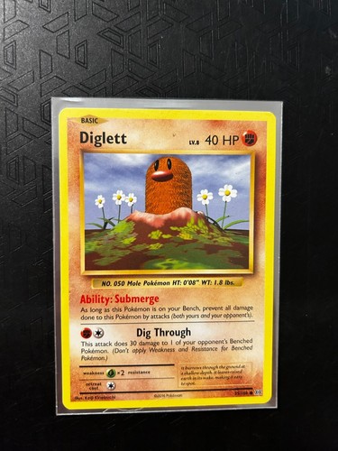 DIGLETT 2016 Pokemon Trading Game Card. Great condition. Lv 8. Basic | eBay