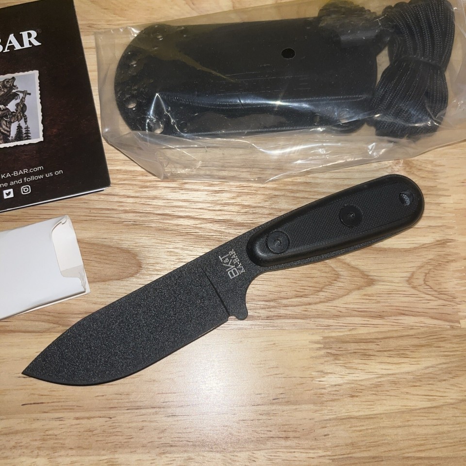 Ka-Bar KaBar Knives Becker Eskabar Brat Blade W/ Sheath & Grips BK14 ...