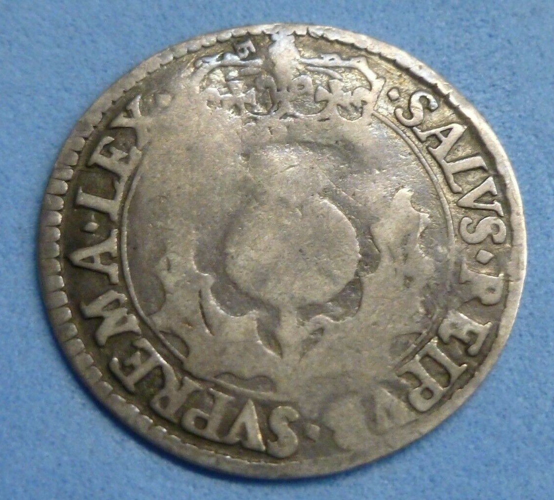 Scotland Charles I Hammered 40 Pence 3rd Coinage Briot's 1st issue 1637 ...