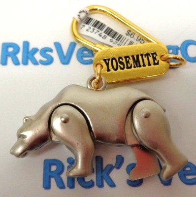 Yosemite National Park Big Bear KeyChain Posable | eBay