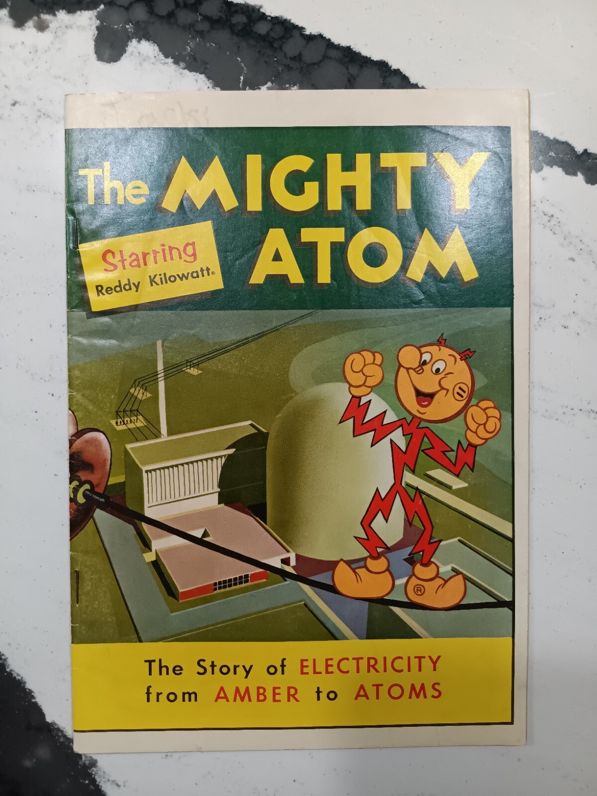 1973 The Mighty Atom Starring Reddy Kilowatt Story of Electricity Comic ...