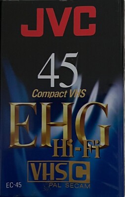 JVC 45 EHG VHSC PAL SECAM 45MIN COMPACT VHS TAPE NEW AND UNOPENED | eBay UK