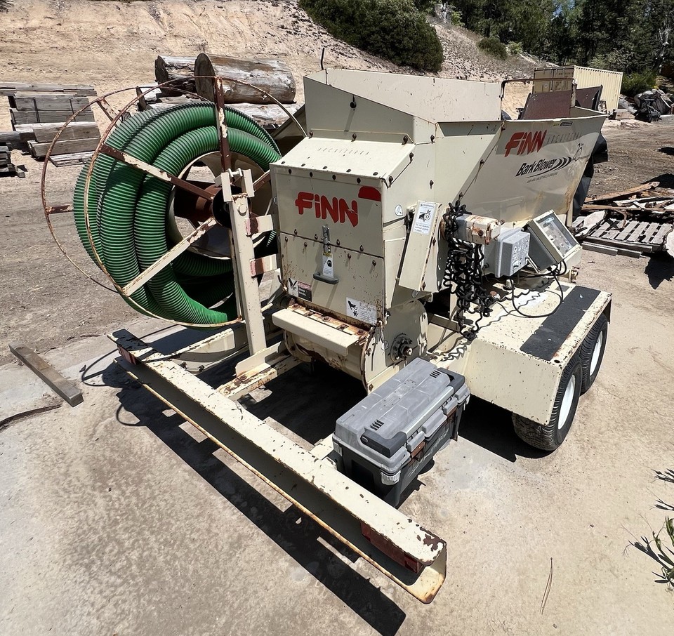 2007 Finn BB302 Bark & Mulch Blower 1602 Hours | eBay