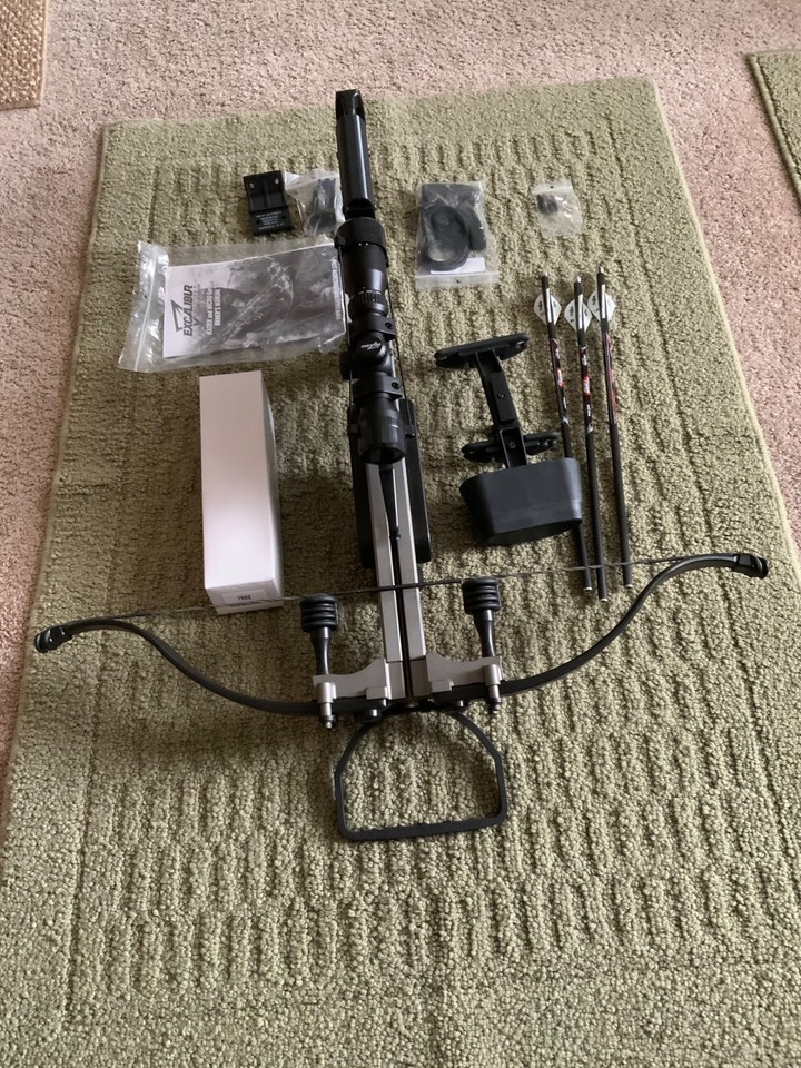 EXCALIBUR MICRO MAG 340 CROSSBOW, Black With Accessories Excellent ...
