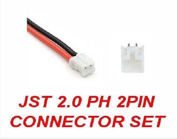 3.7v 4.4Ah 2P Li-ion Rechargeable Battery Pack with 2.0Pin JST-PH Plug ...