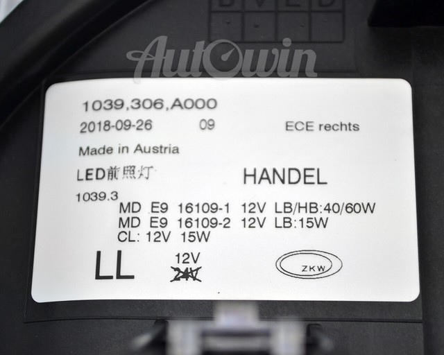 BMW 5 Series G30 G31 LED Adaptive Headlight Right Side Genuine ...