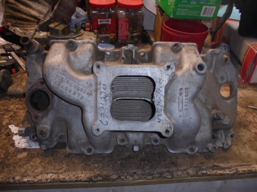 Aluminum Intake BBC Chevy GM 3933163 1968-69 NHRA ROD CAMARO CORVETTE ...