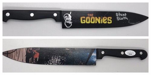 RANDELL WIDNER Signed SLOTH Goonies DISPLAY KNIFE Autograph JSA COA ...