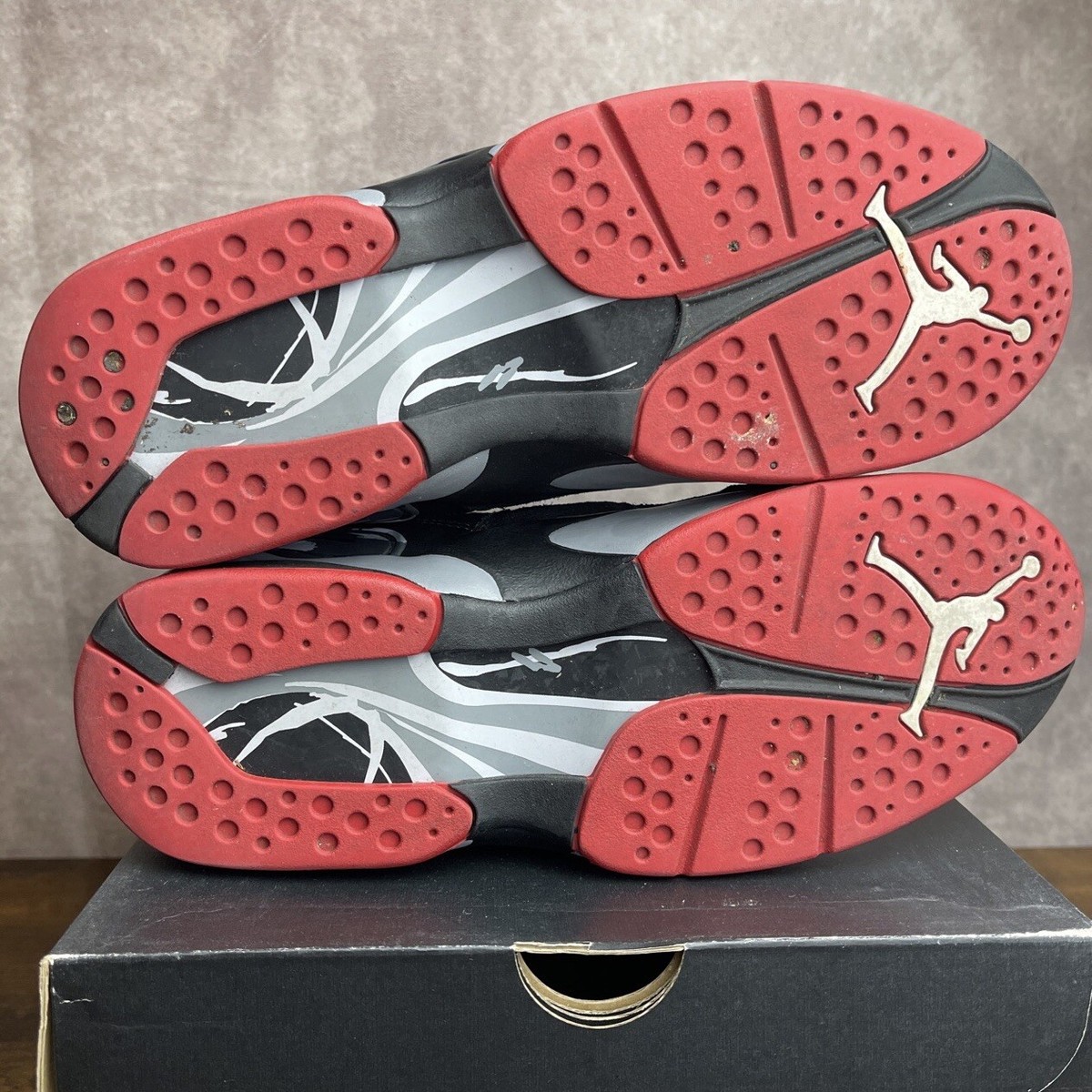 Air Jordan 8 Retro Bred Size 9 305381-022 Black Red OG Men's Air Jordan 8 Retro Bred Size 9 305381-022 Black Red OG Men's