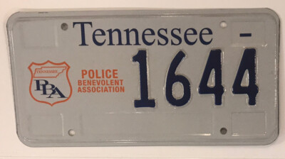 MI POLICE LAW ENFORCEMENT FOP BLUE RIBBON license plate Fraternal ...