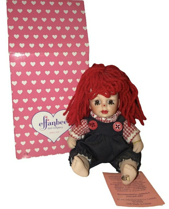 EFFANBEE Betsy Bows & Billy Buttons Raggedy Ann & Andy Dolls, 6" (G3) | eBay