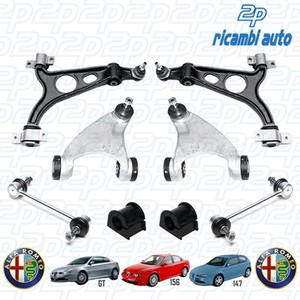 Auto: ricambi KIT 2 BRACCI BRACCETTI SOSPENSIONE ANTERIORI SUPERIORI ...