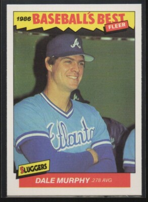 Dale Murphy 1986 Fleer Sluggers/Pitchers #24 Atlanta Braves #2 | eBay