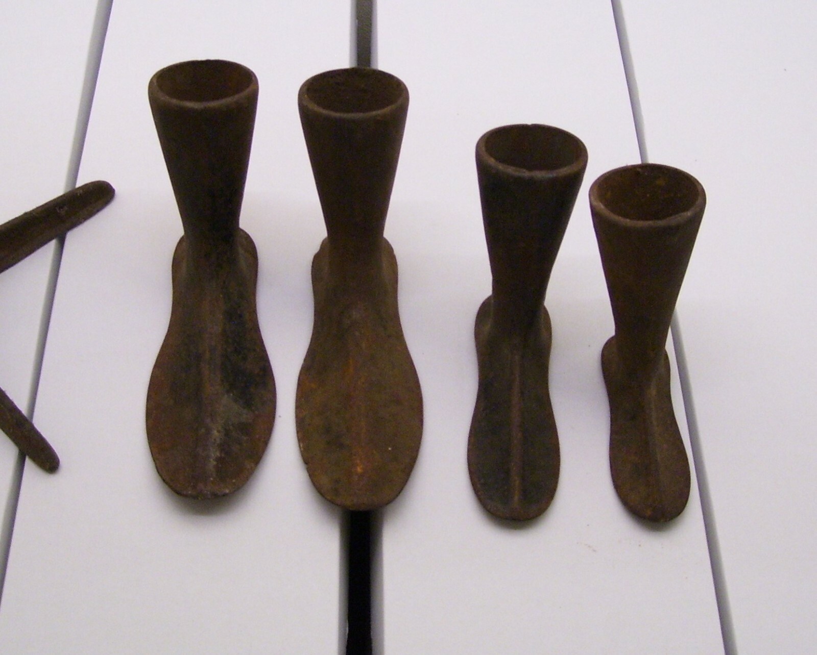 Shoe Cobblers stand cast iron lasts shoe repair stand "Very rare" | eBay