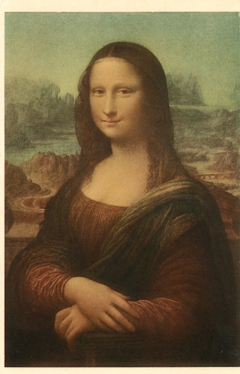 Leonardo Da Vinci Mona Lisa Self Portrait