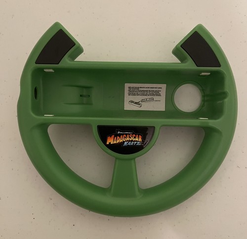 DreamWorks Madagascar Kartz Green Nintendo Wii Steering Racing Wheel | eBay