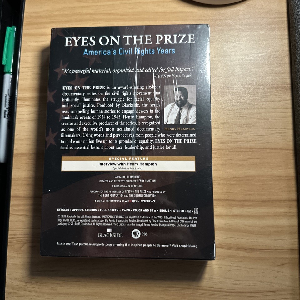 Eyes on the Prize: America’s Civil Rights Years 1954-1965 [New DVD ...