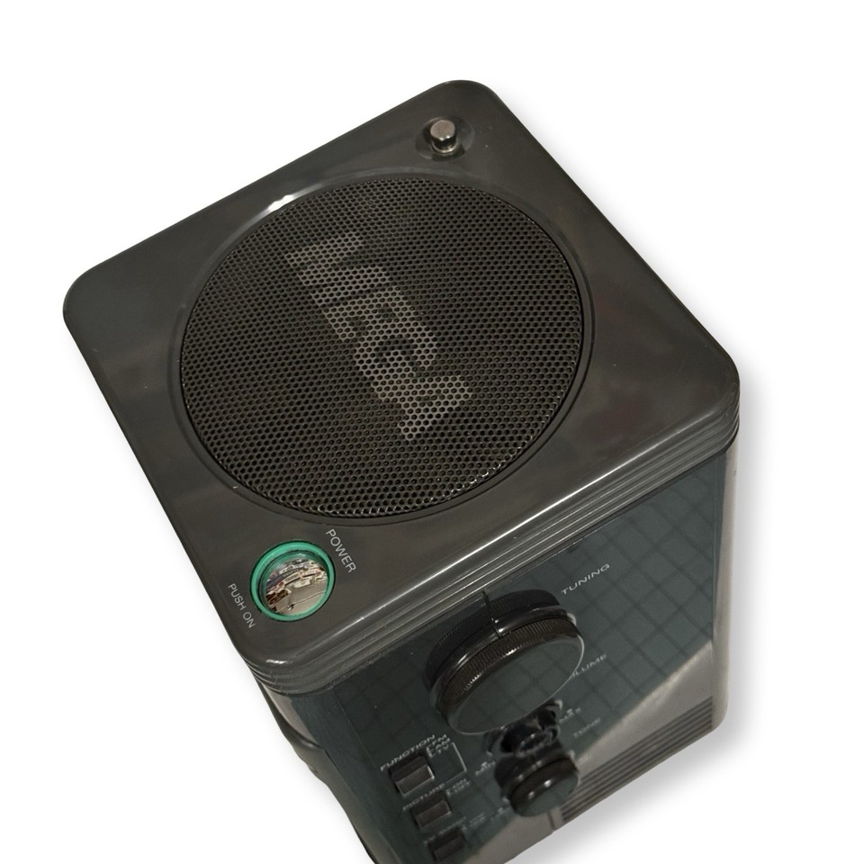 Sony Mega Watchman FD-500 B&W Portable TV AM/FM Receiver Tested Working ...