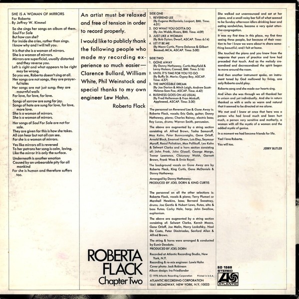Roberta Flack - Chapter Two READ DESCRIPTION (LP, Album, Mon) (Very ...