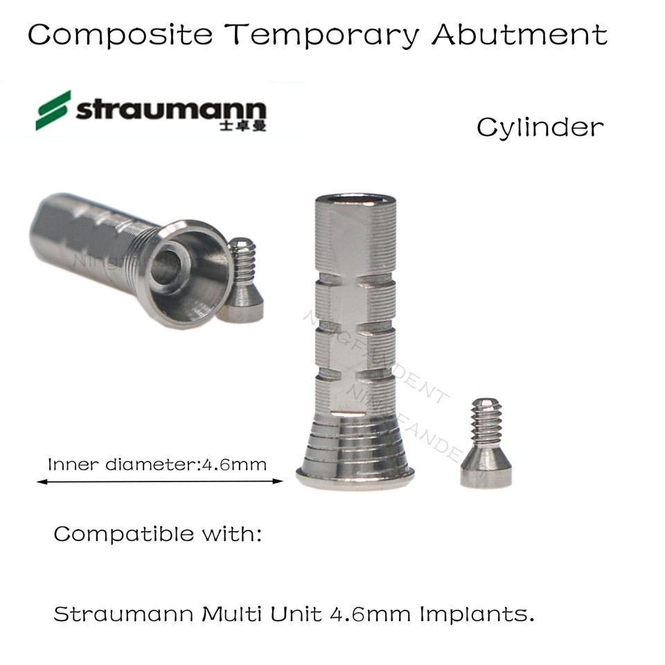 Dental Hiossen/Nobel/Adin Temporary Cylinder Ti fits Multi-unit ...