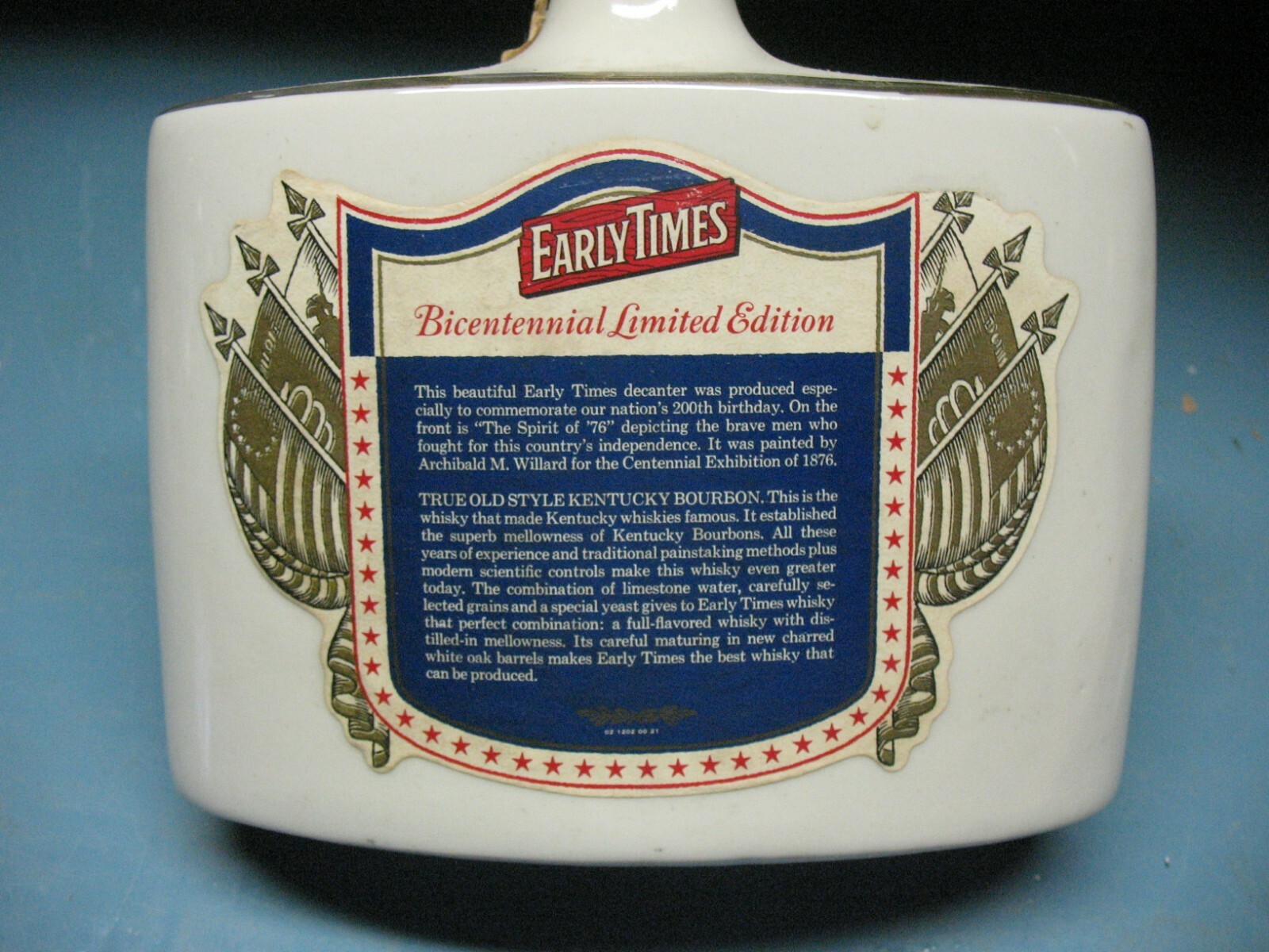 AMERICAN REVOLUTION BICENTENNIAL 1976 WHISKY BOTTLE EARLY TIMES ...