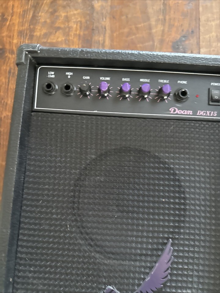 Dean DGX15 Practice Amp Clean Guitar Amplifier Purple Black | eBay