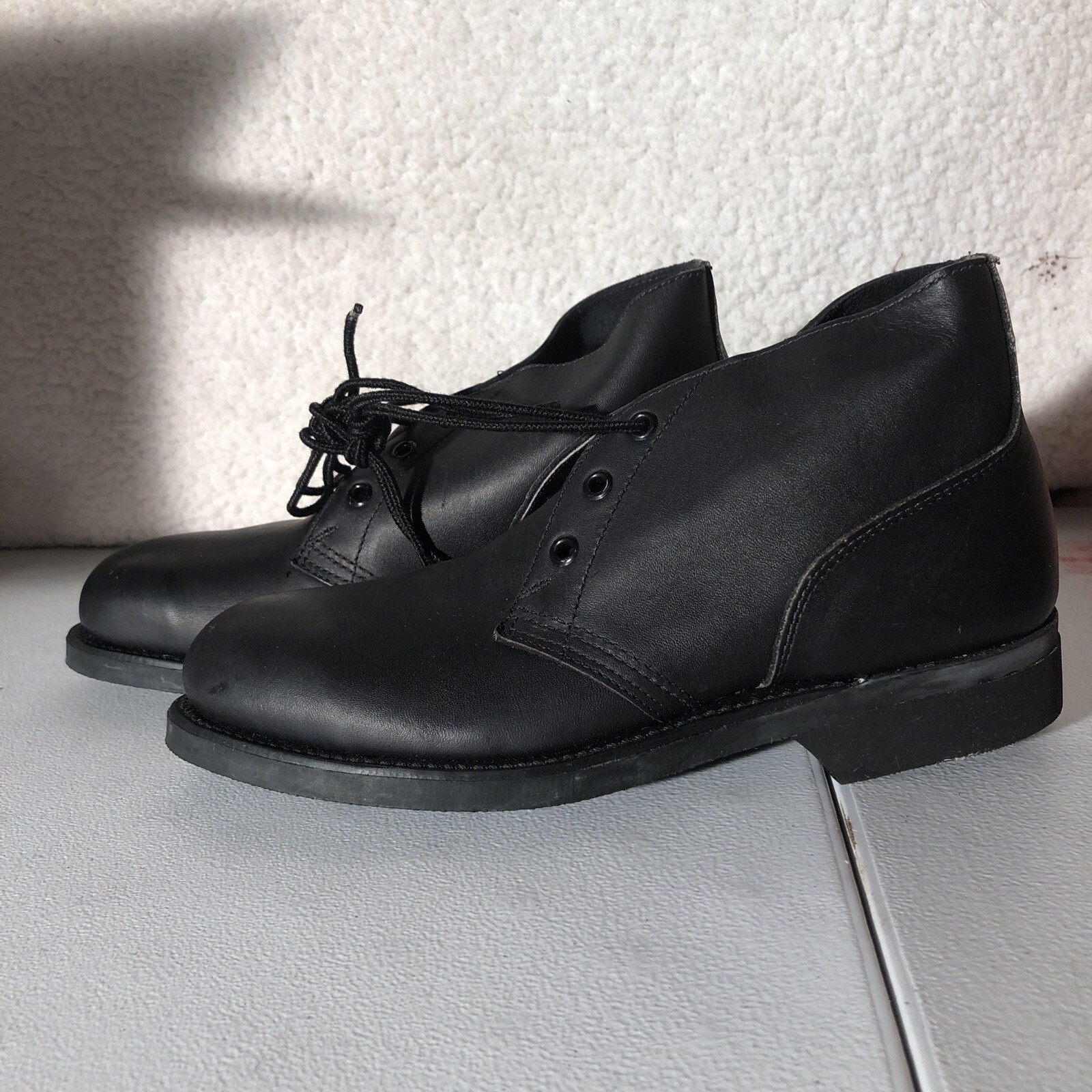 New Craddock Terry Biltrite Mens Size 5.5 R Steel Toe Military Chukka ...